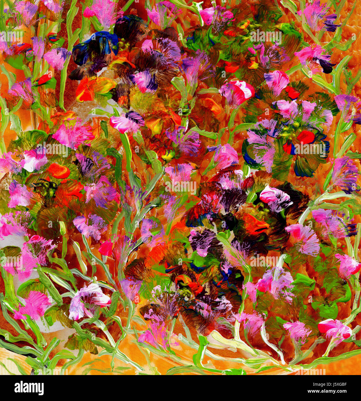 coloured colourful gorgeous multifarious richly coloured painting ...