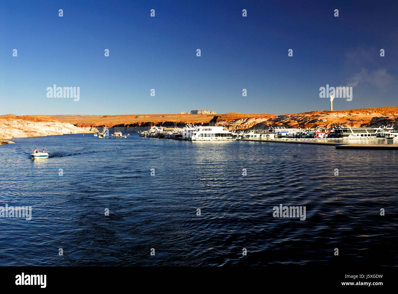 usa harbor harbours arizona houseboat salt water sea ocean water blue ...