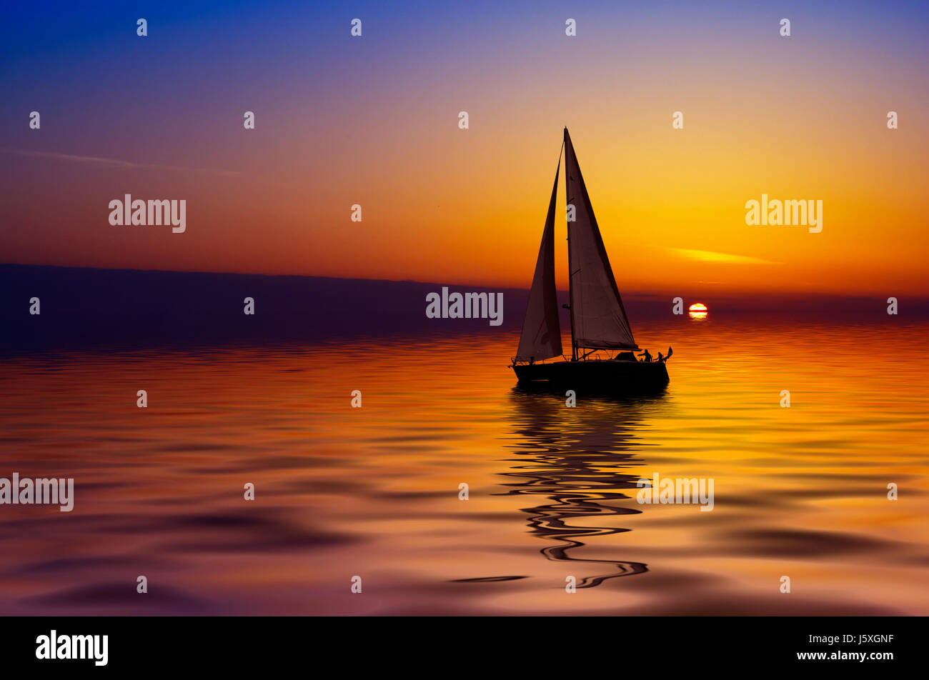 sunset romantic summer summerly sail evening boats sailing boat ...