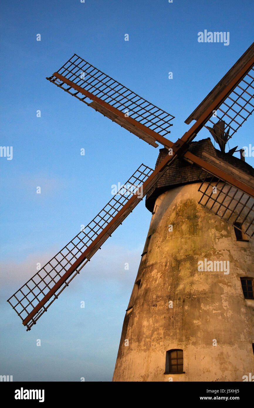 flour windmill mill Northern Germany north alone lonely scenery ...