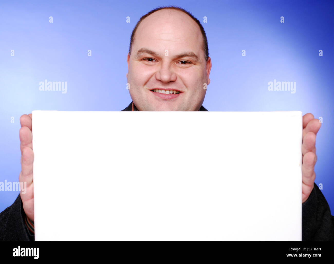 man with advertising sign Stock Photo - Alamy