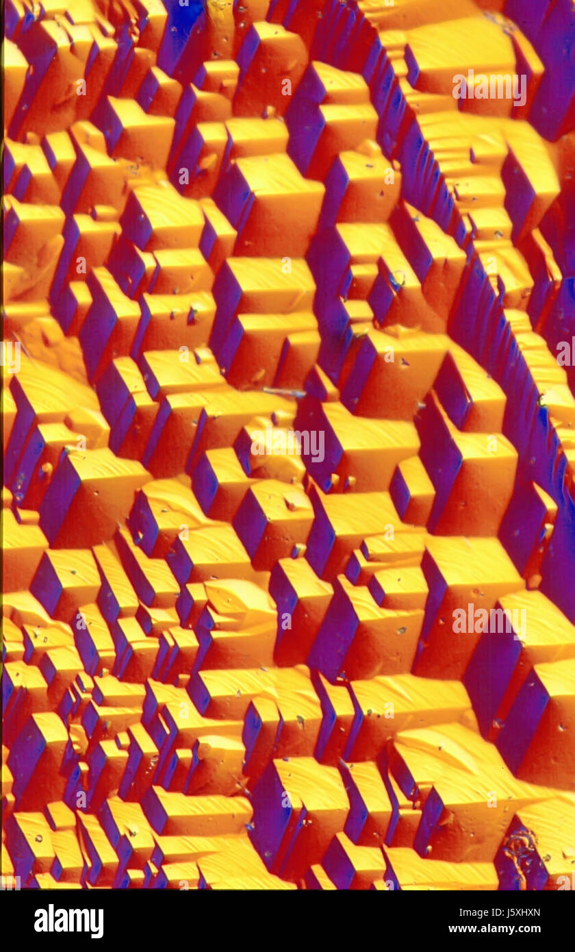 surface of a crystal,microscopically Stock Photo - Alamy