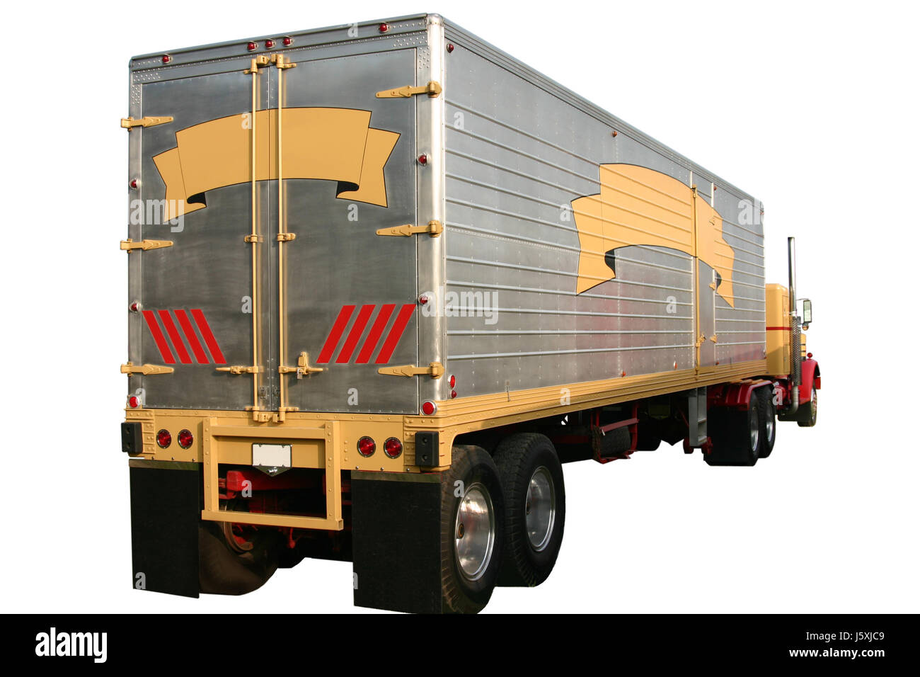 trailer tractor diesel cargo rig truck lorry traffic transportation ...