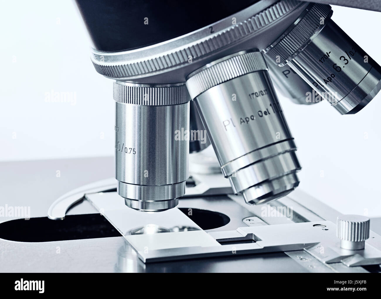 Microscope, Close Up Stock Photo - Alamy