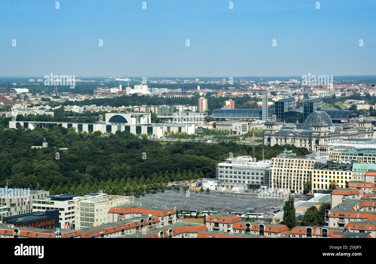 berlin germany german federal republic capital aerial photograph aerial ...