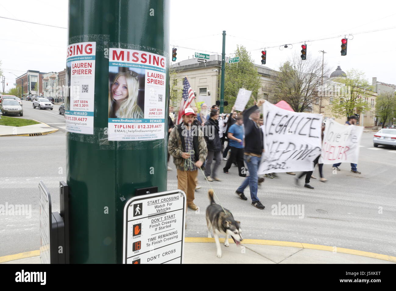 Activists march and protest for the rights of people experiencing ...
