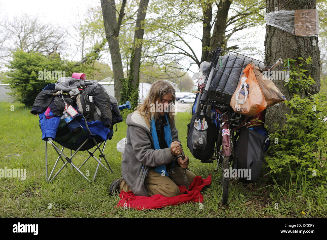 Activists march and protest for the rights of people experiencing ...