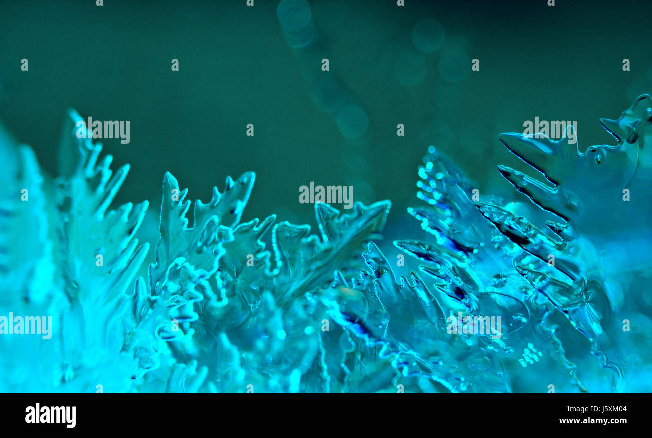winter cold ice frost frozen crystals backdrop background blue macro ...