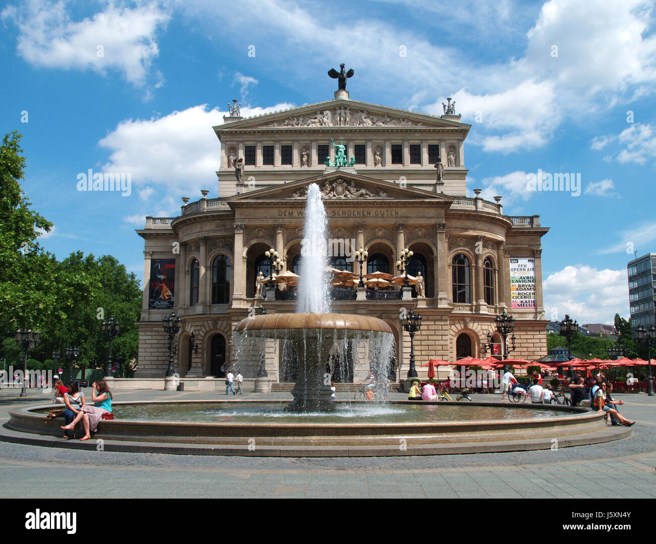 alte oper frankfurt Stock Photo - Alamy