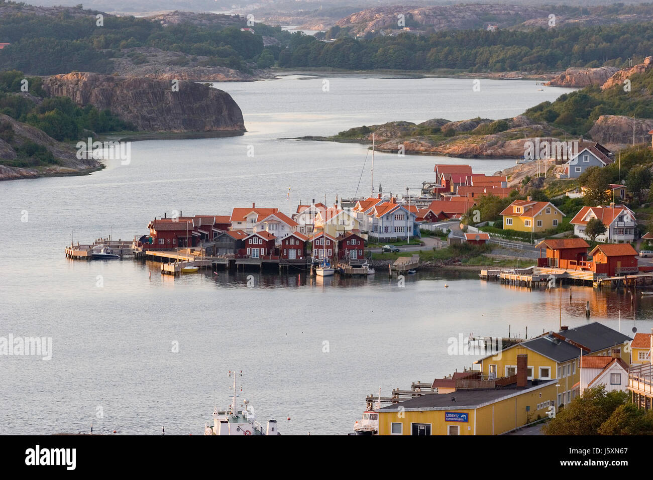 sweden scenery countryside nature sweden harbor rock harbours community ...