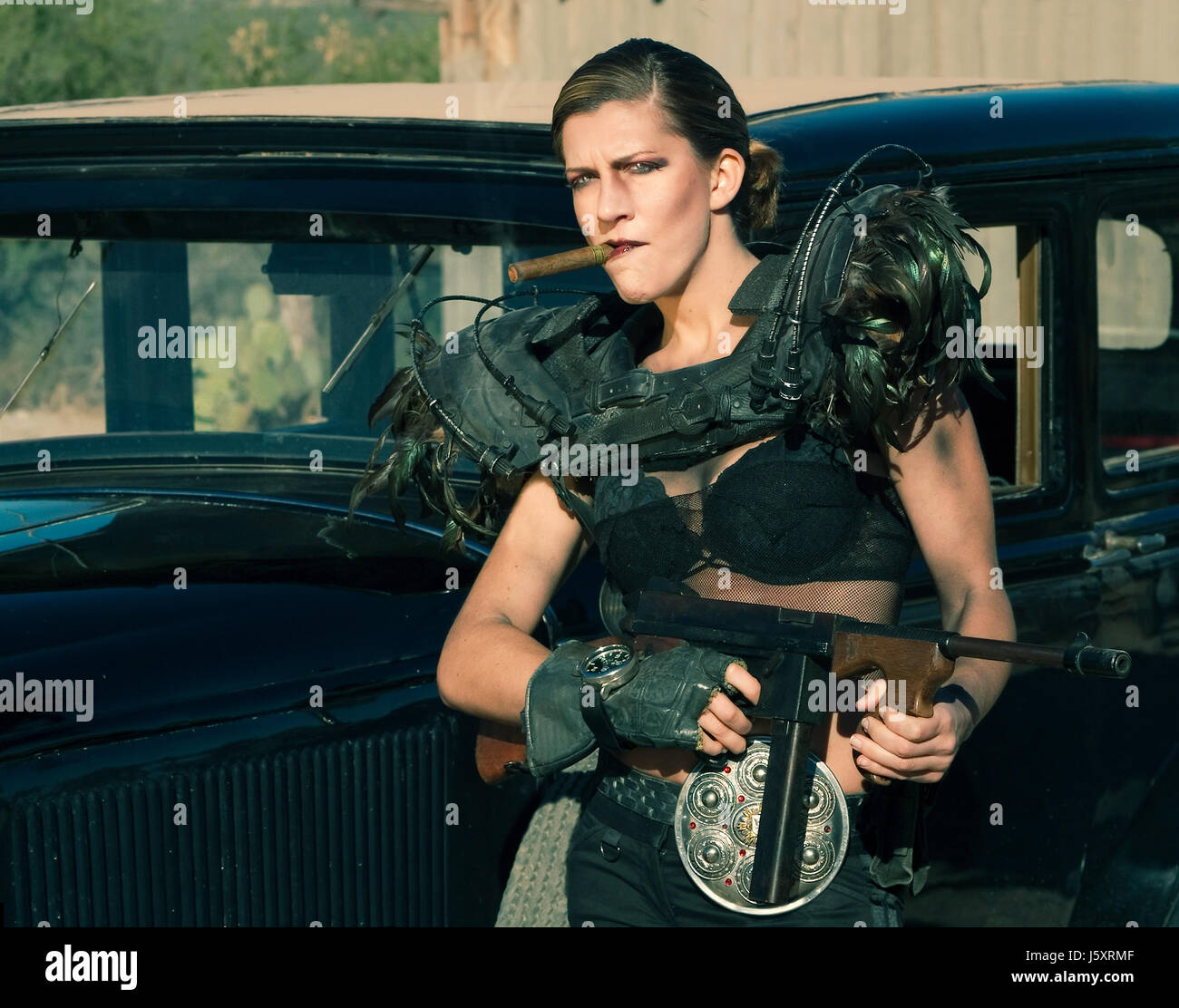 woman cigar future retro gun firearm beauty woman smoke smoking smokes ...