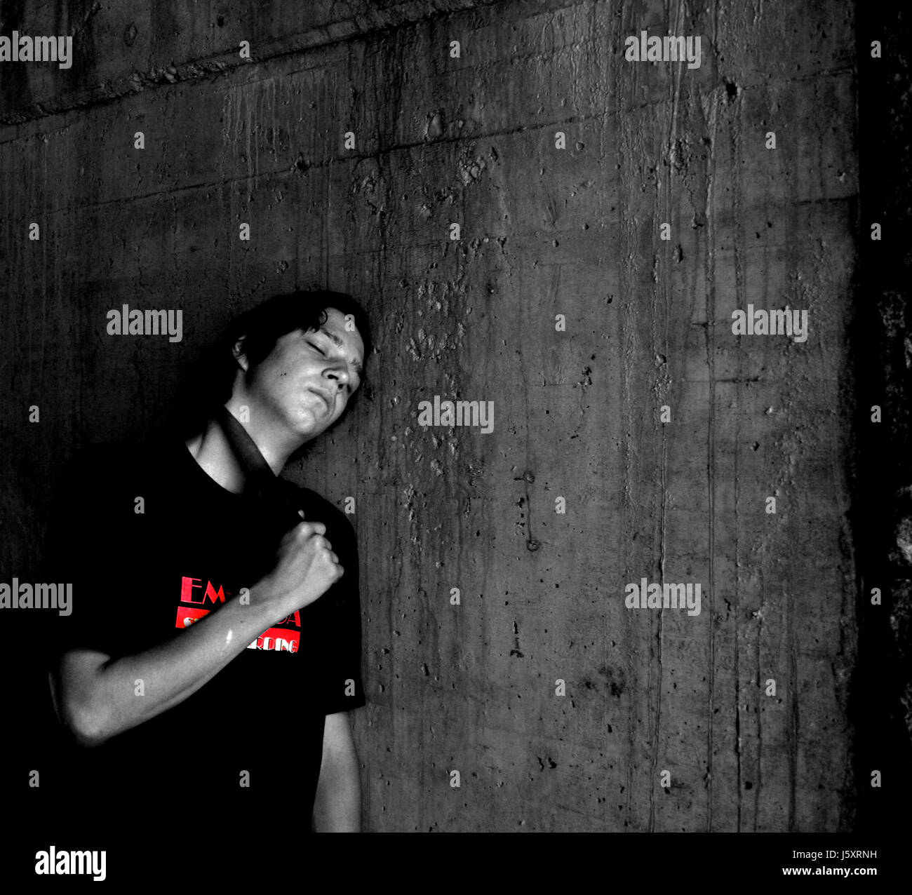 darkness mourning sorrow despair suicide boy lad male youngster young ...