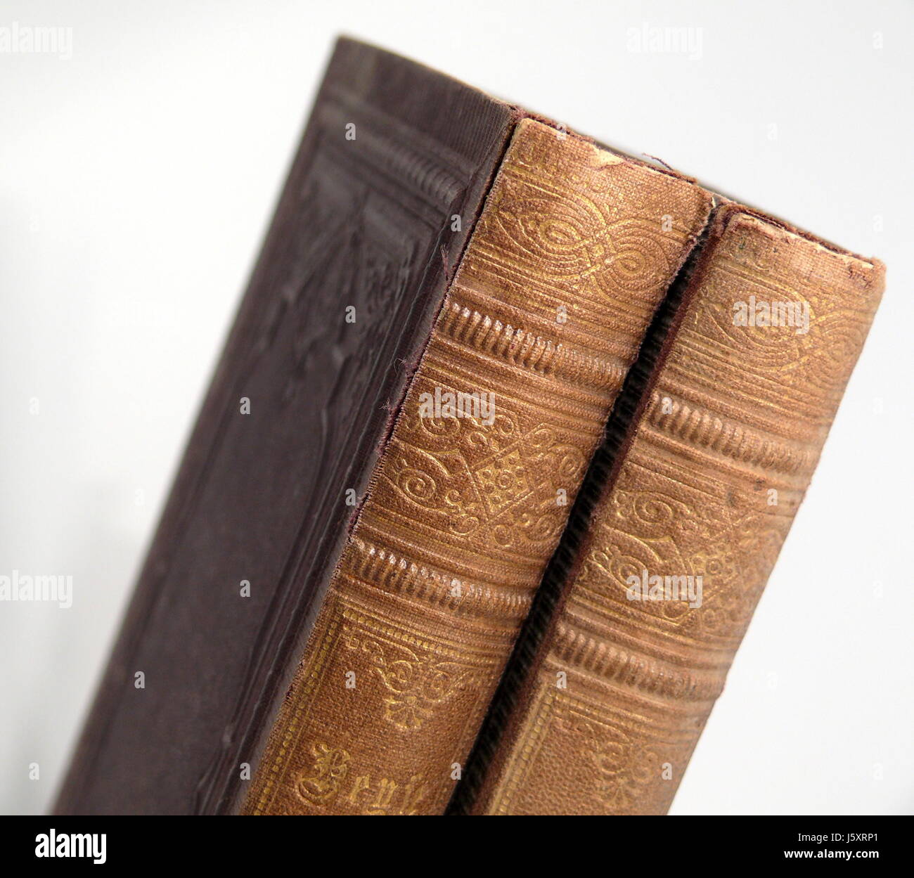 Blank Leather Book Spine