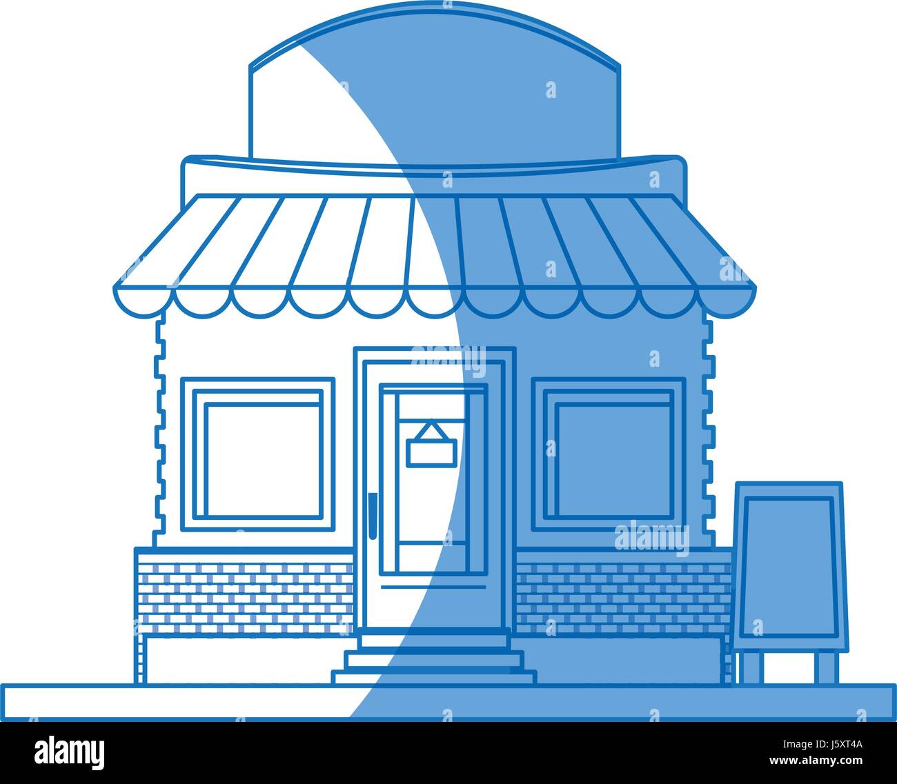 cartoon marketing store board facade Stock Vector Image & Art - Alamy