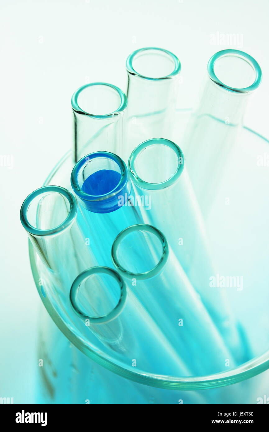 blue research test tube laboratory chemistry test tubes fluid liquid ...