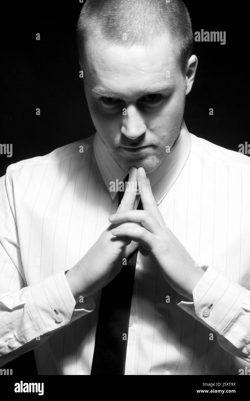 Self assurance and self confidence Black and White Stock Photos ...