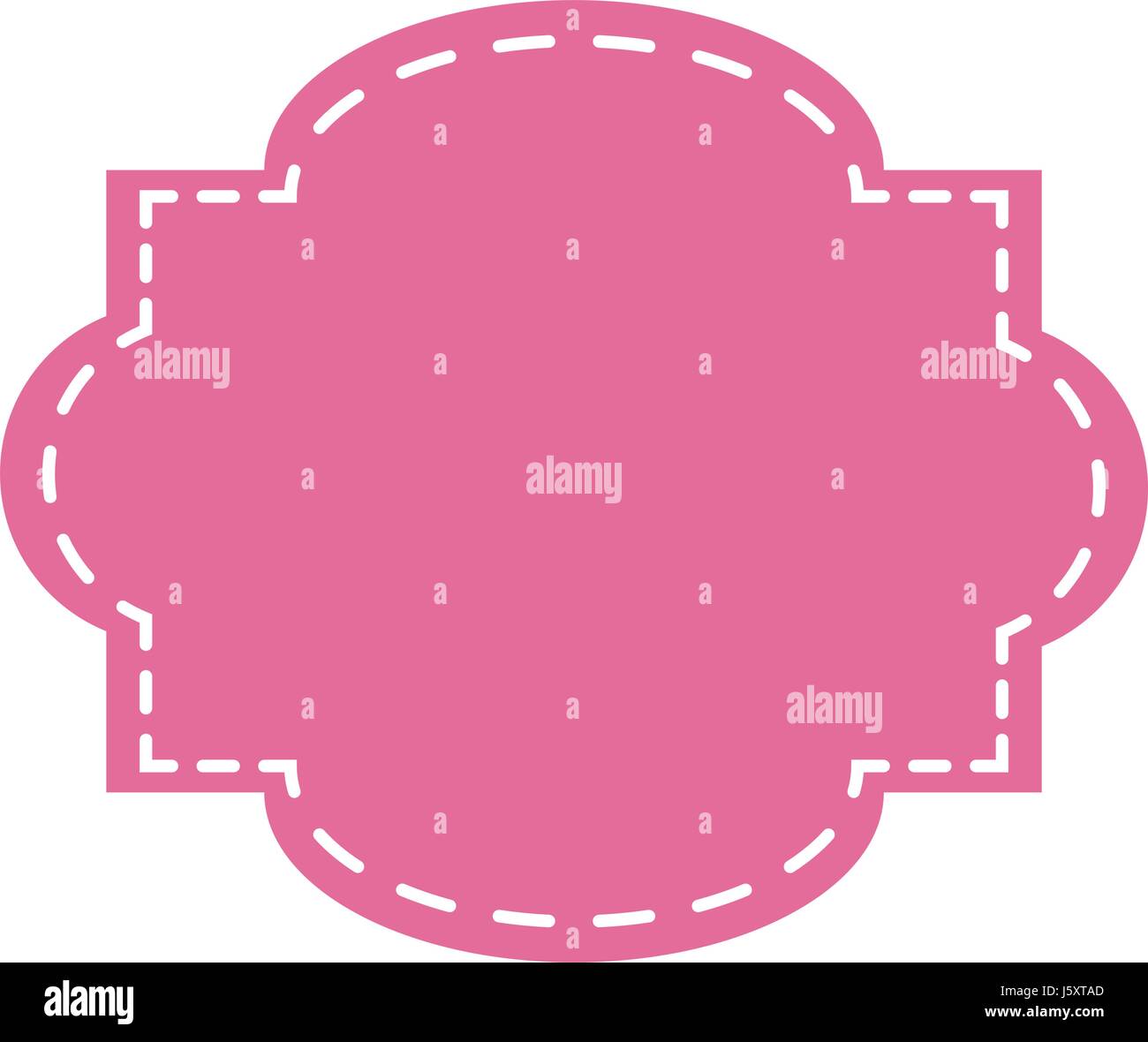 pink label ornament emblem decoration Stock Vector Image & Art - Alamy