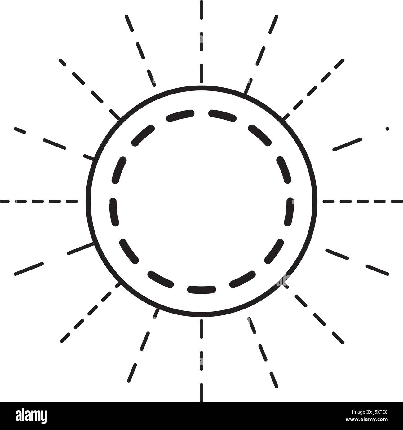 round linear emblem decoration empty Stock Vector Image & Art - Alamy