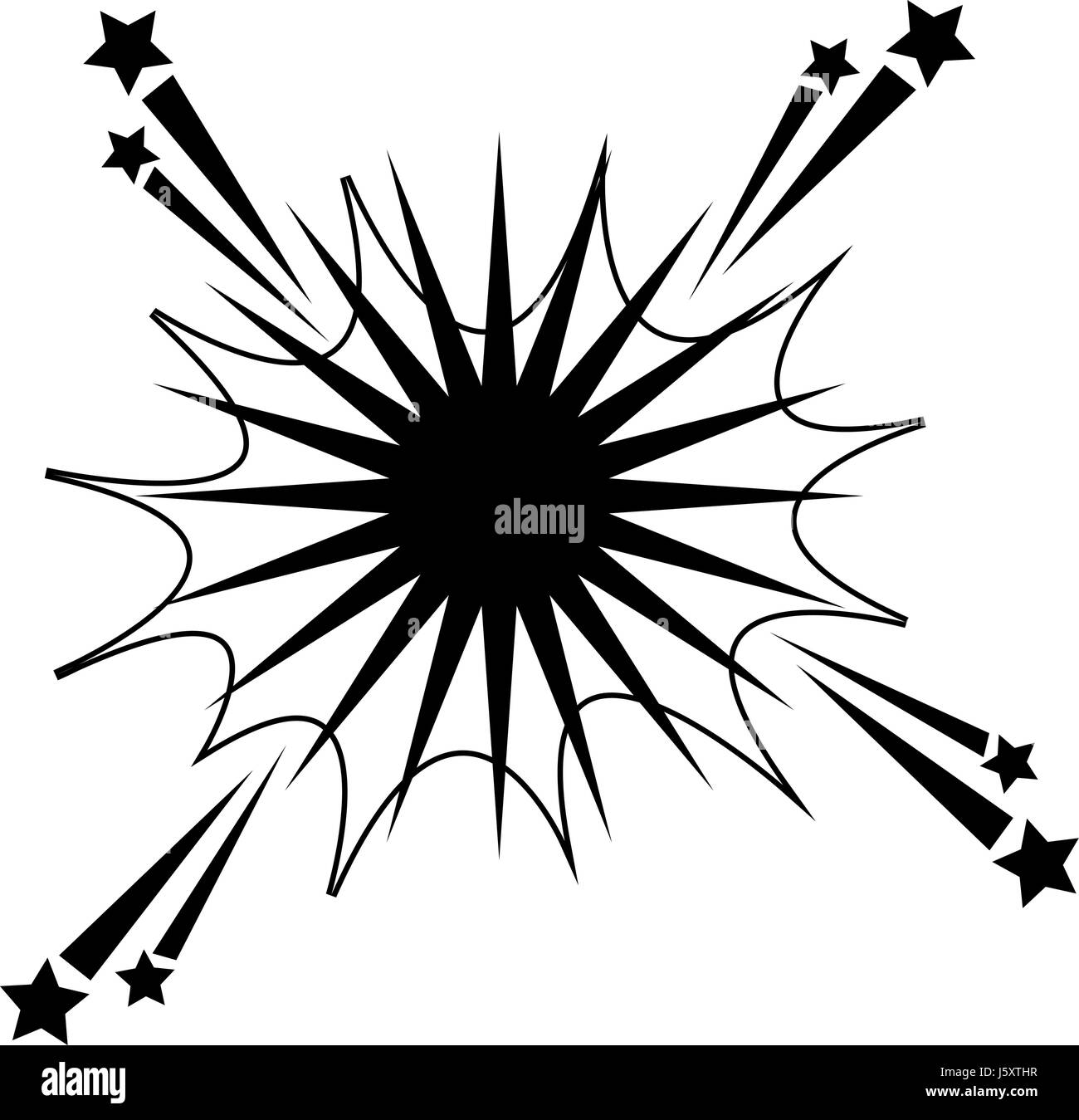 Explosion pop art style Black and White Stock Photos & Images - Alamy