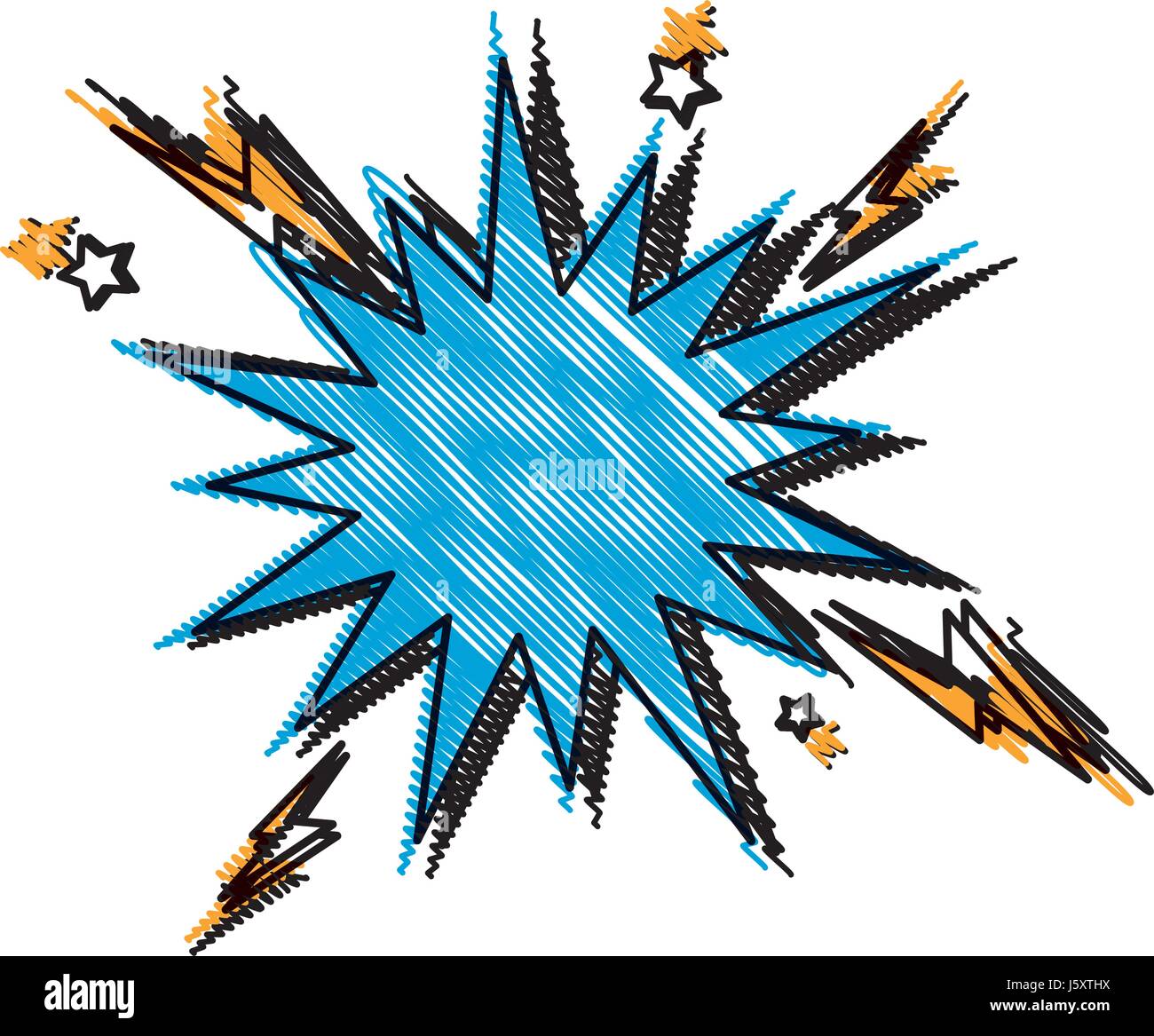 blue comic bubble speech explosion pop art Stock Vector Image & Art - Alamy