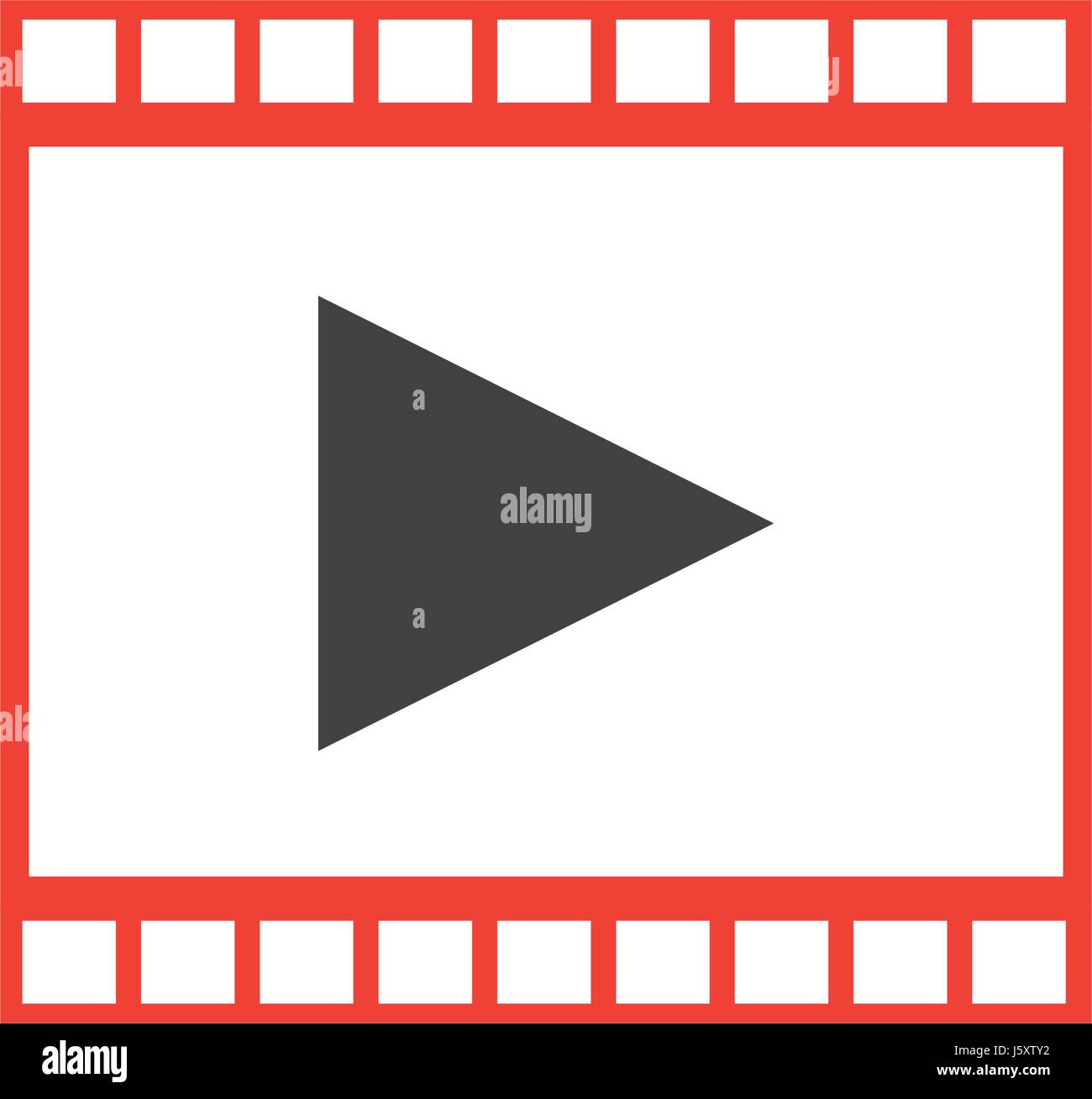 strip film play movie cinema symbol Stock Vector Image & Art - Alamy