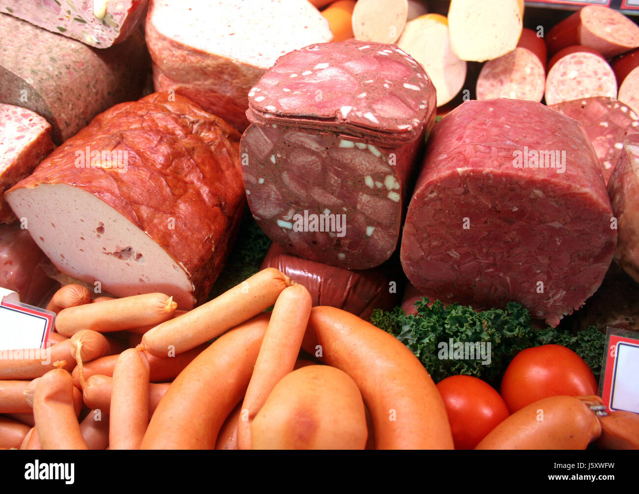 meat counter in butcher Stock Photo - Alamy