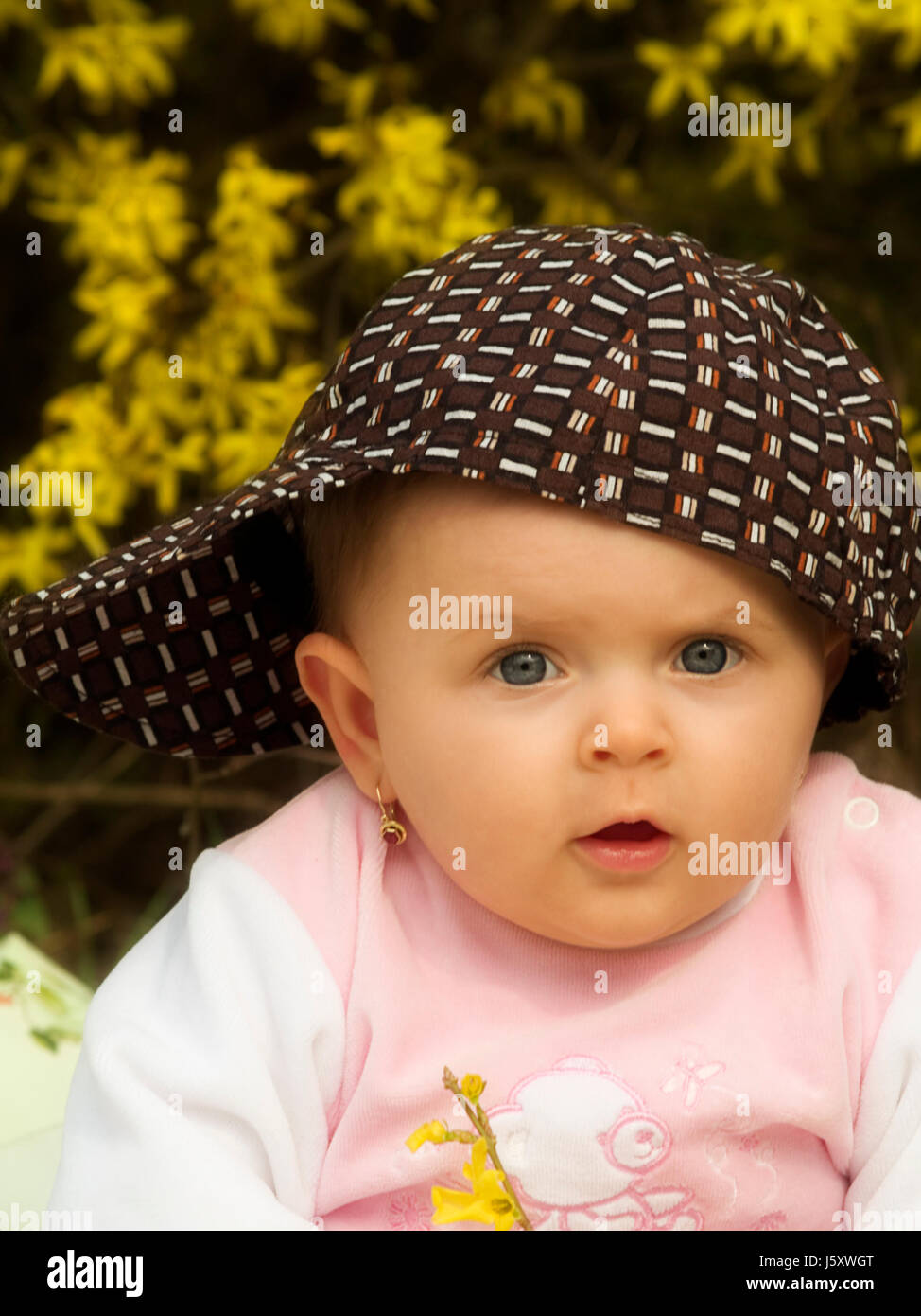 spring bouncing bounces hop skipping frisks jumping jump baby child ...