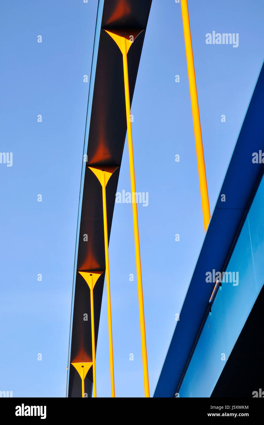 blue bridge logistics steel arc steel aspire railing scaffold ...