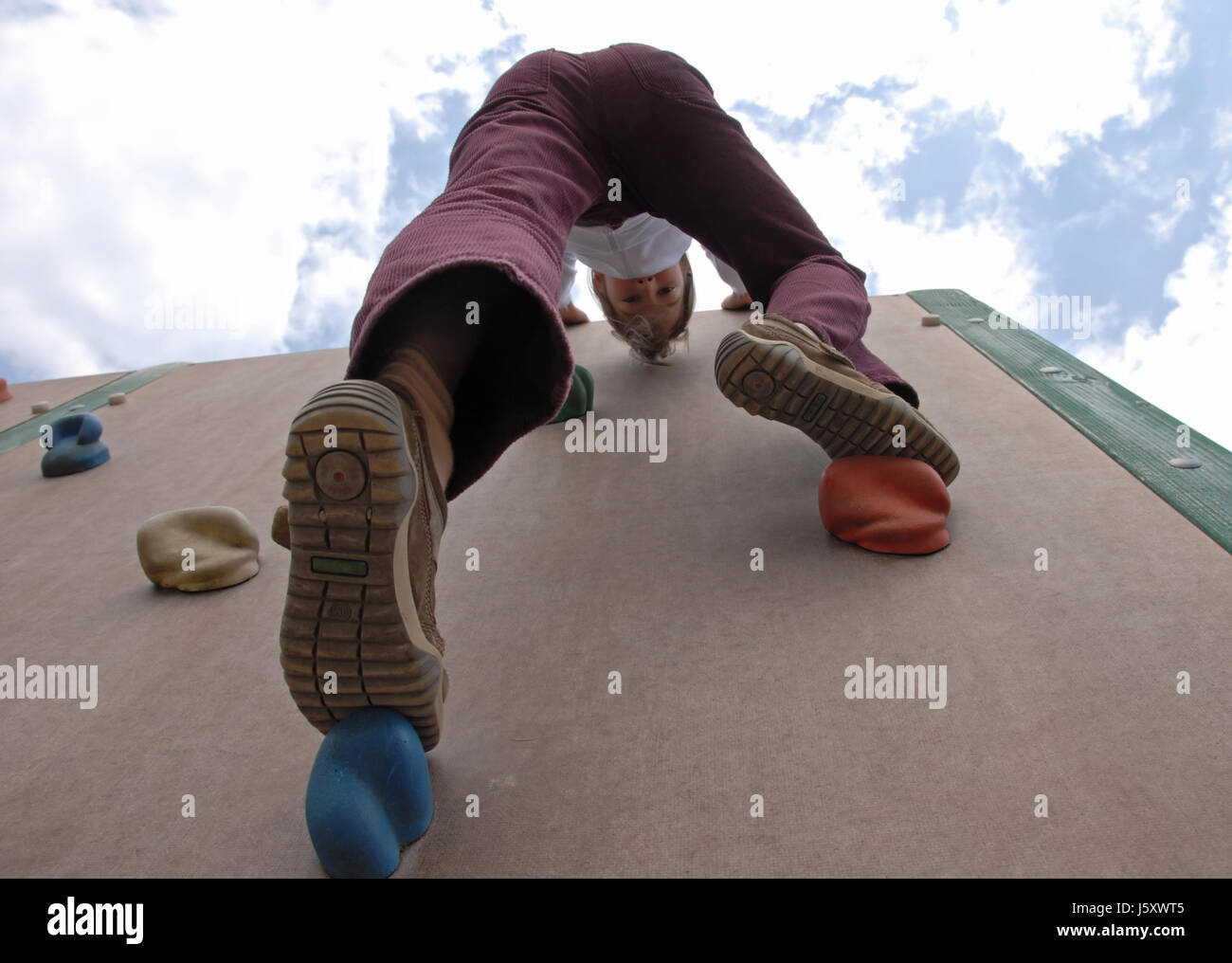 steep vertical rise climb climbing ascend uphill tread clamber child ...