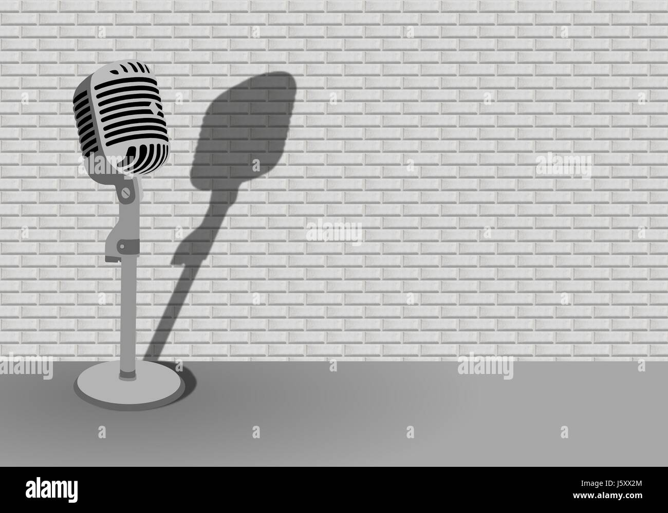 tackle microphone shaddow shadow shadows wall tackle illustration metal ...