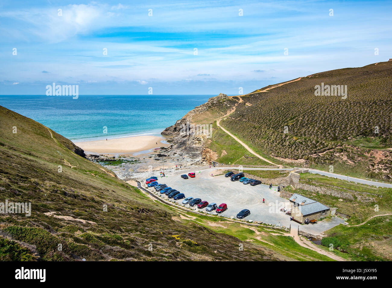 Chapel porth beach hi-res stock photography and images - Alamy