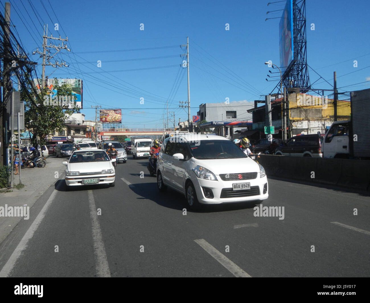 This image captures a view of Amang Rodriguez Avenue in Pasig City ...