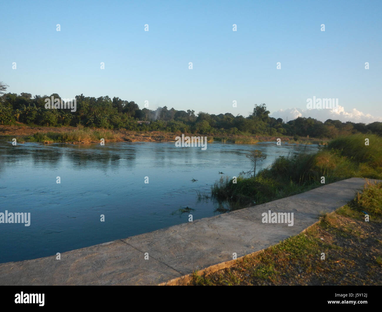 This image depicts the riprap construction for slope protection along ...