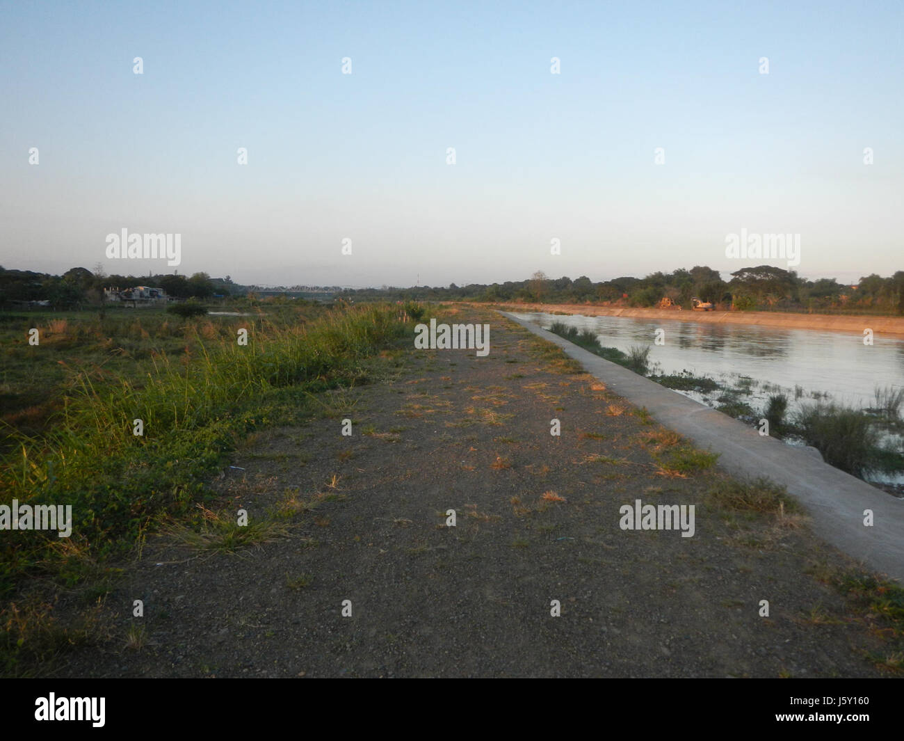 This image depicts the riprap construction for slope protection along ...