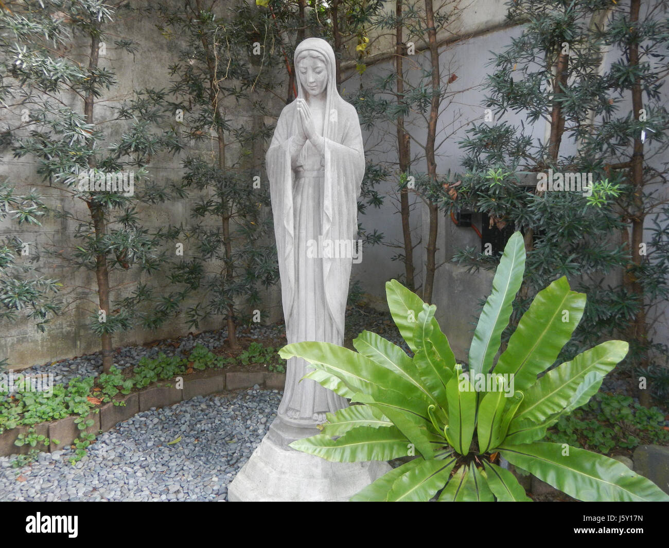 A photograph of the exterior of Santa Maria Della Strada Parish Church ...
