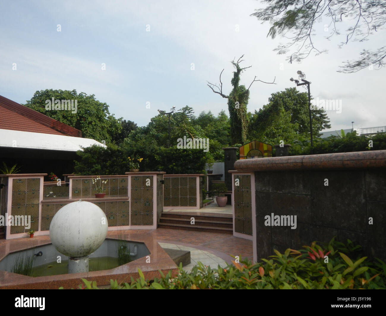 The exterior view of Santa Maria Della Strada Parish Church, located on ...