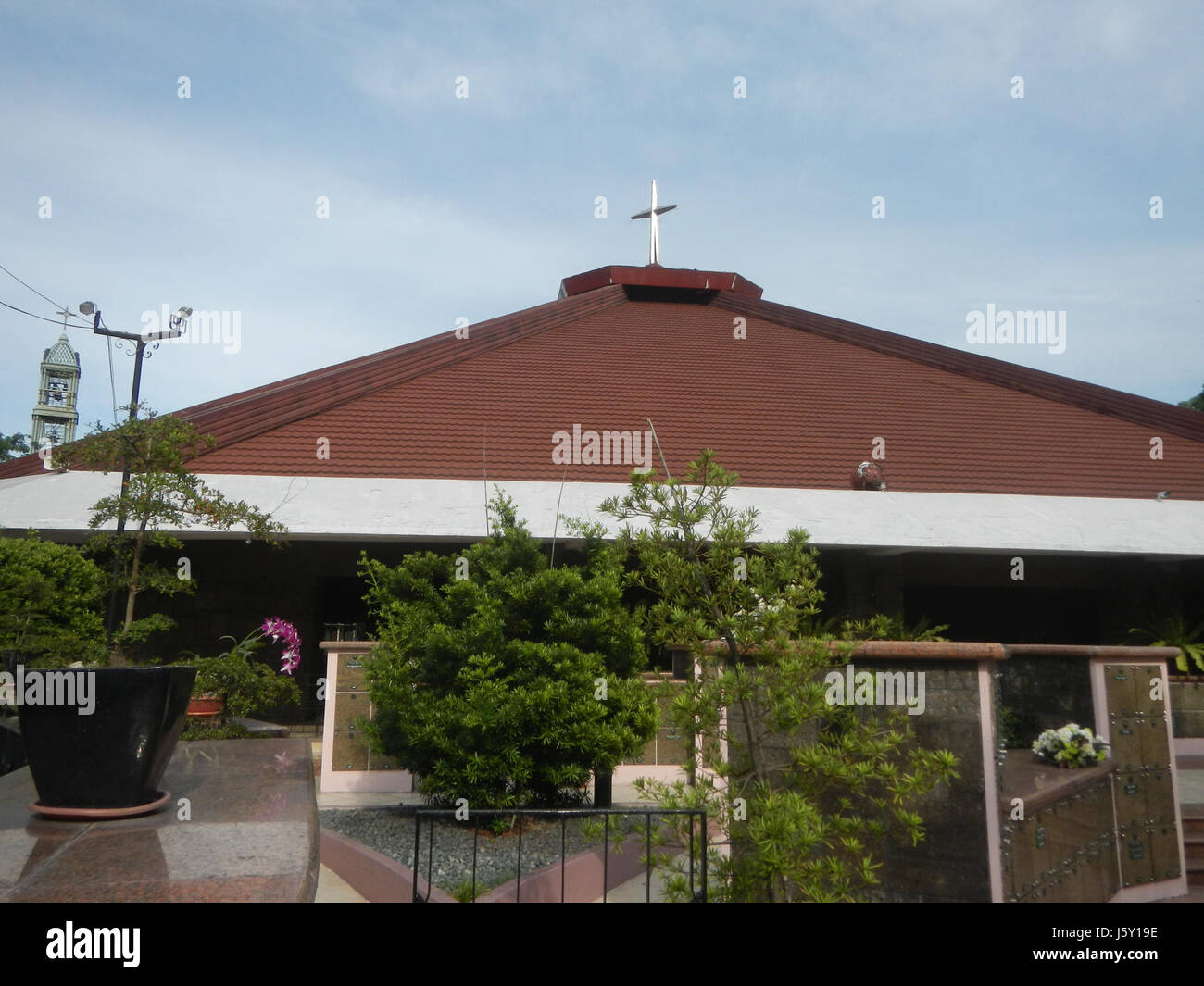 The exterior of the Santa Maria Della Strada Parish Church located ...