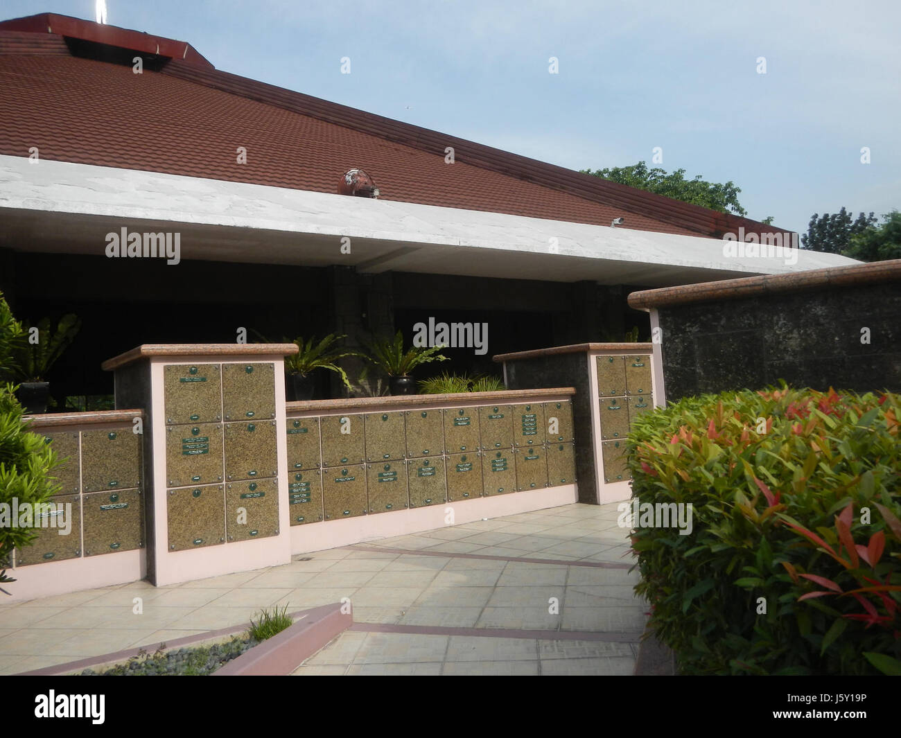 The image shows the exterior of the Santa Maria Della Strada Parish ...