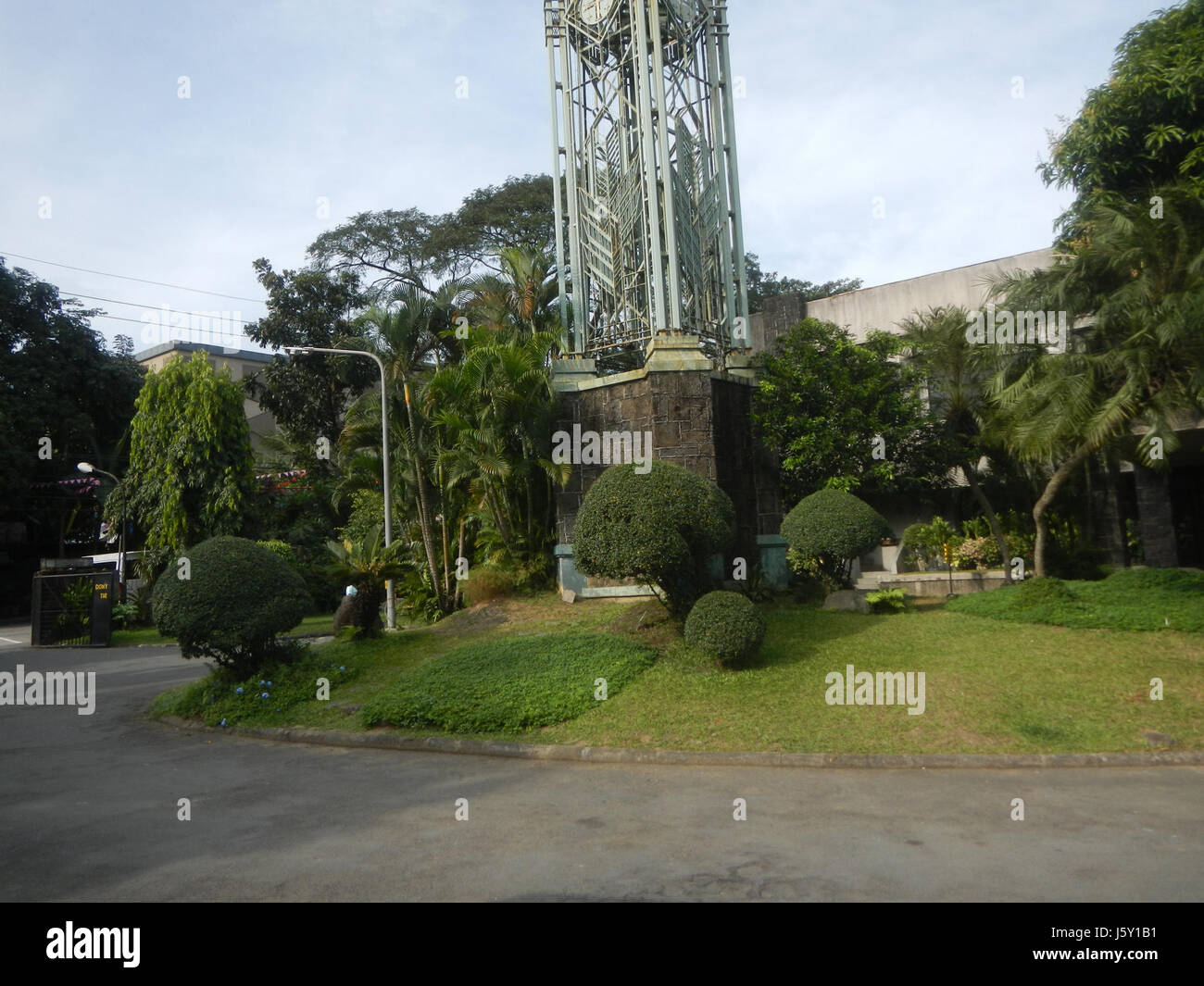 The exterior of the Santa Maria Della Strada Parish Church located on ...