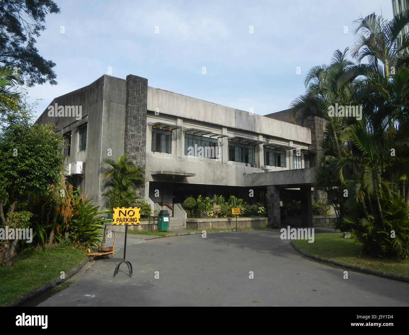 The exterior view of the Santa Maria Della Strada Parish Church ...