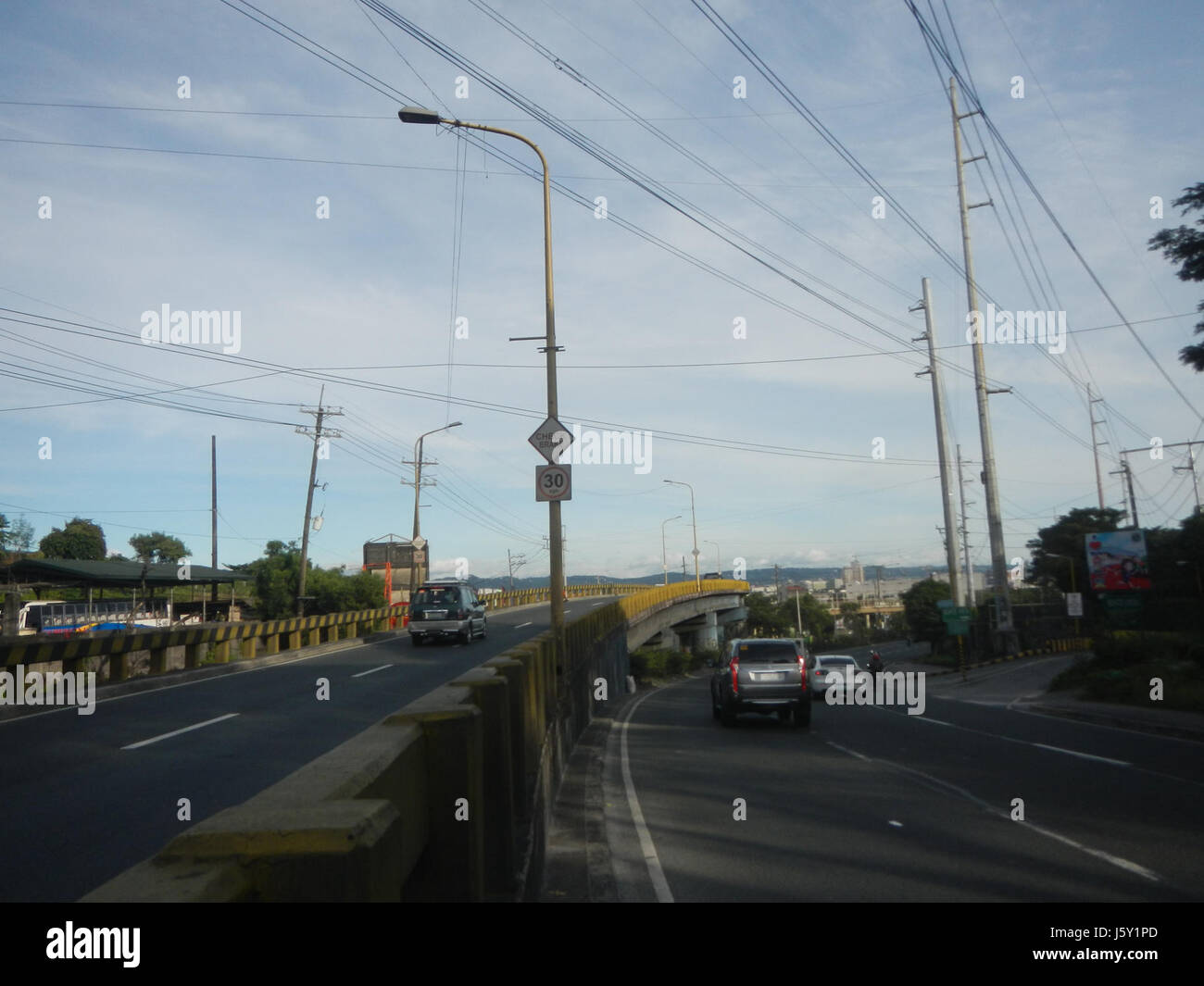 The Barangka Viaduct, located on Marcos Highway, connects Quezon City ...