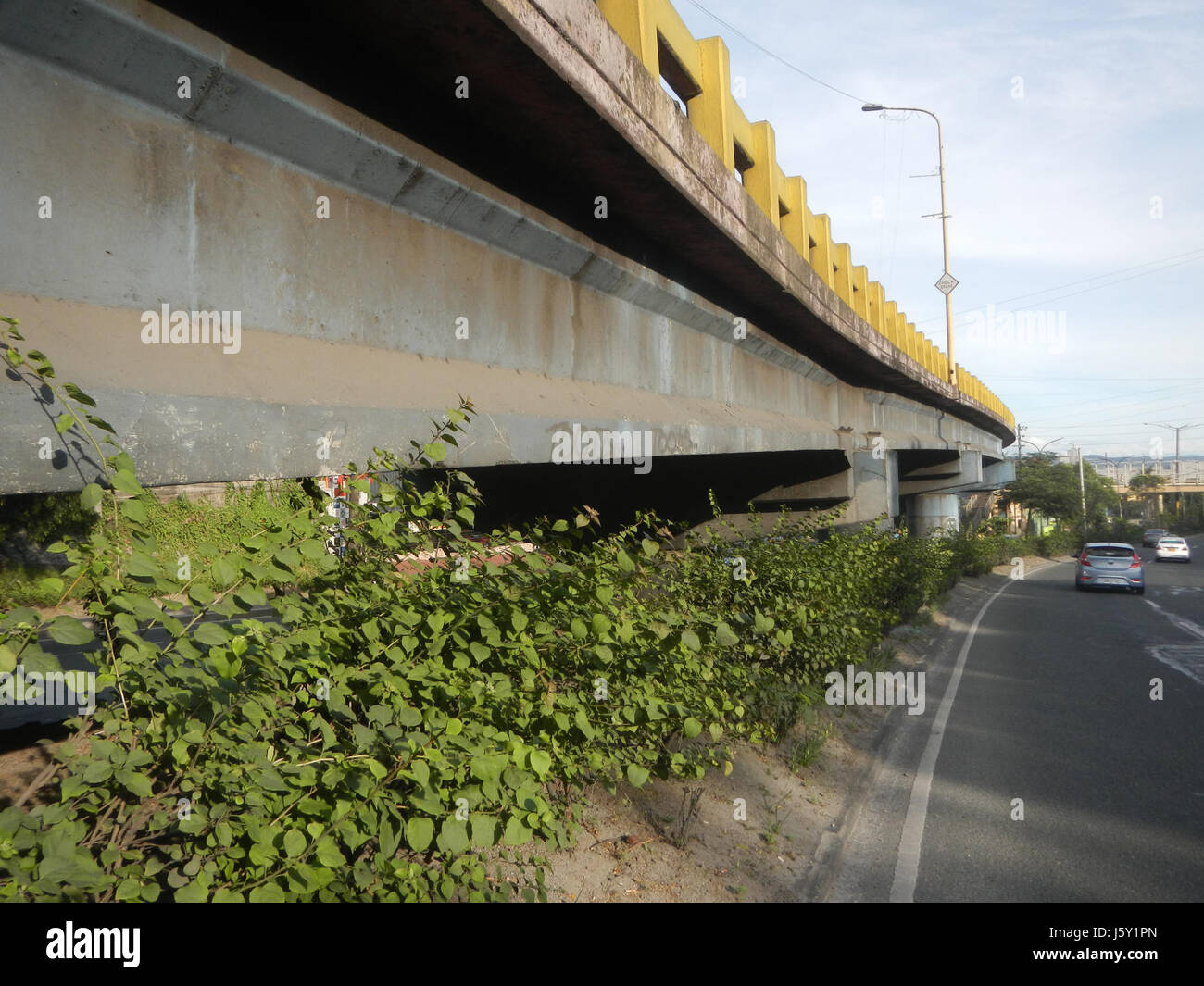 This image shows the Barangka Viaduct, a major infrastructure project ...