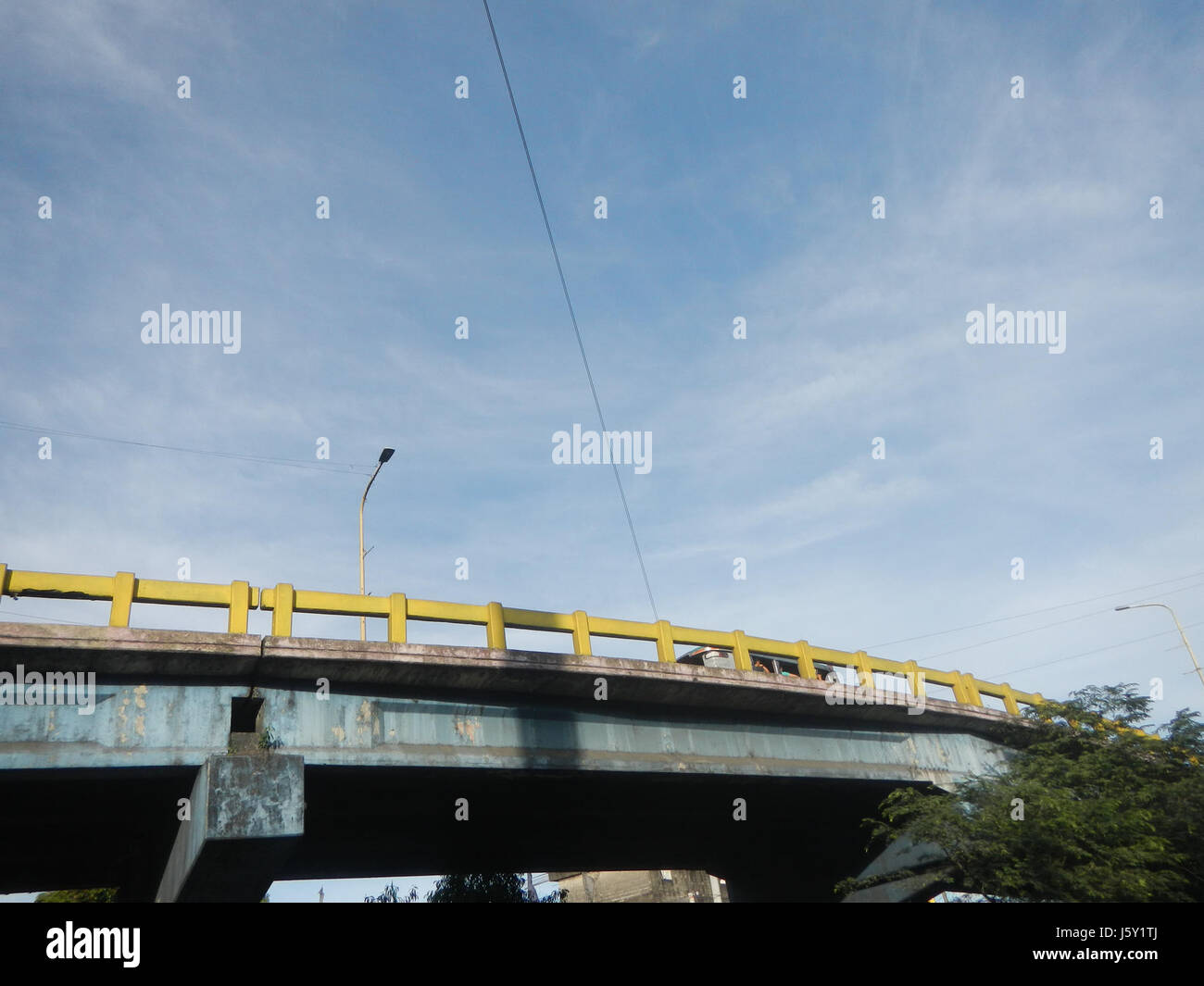 The image depicts the Barangka Viaduct, an important bridge on the ...