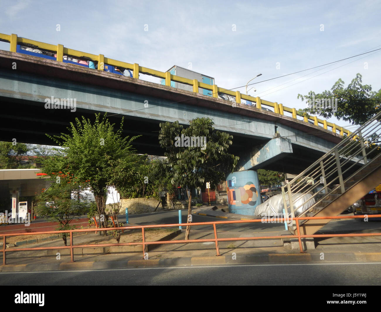 The image features the Barangka Viaduct, located along the Marcos ...