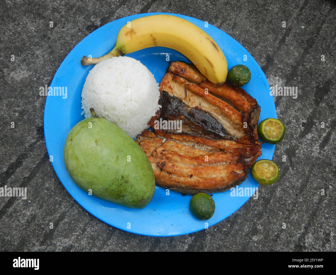 0001 Cuisine of Bulacan food fruits Bangus fried 03 Stock Photo - Alamy