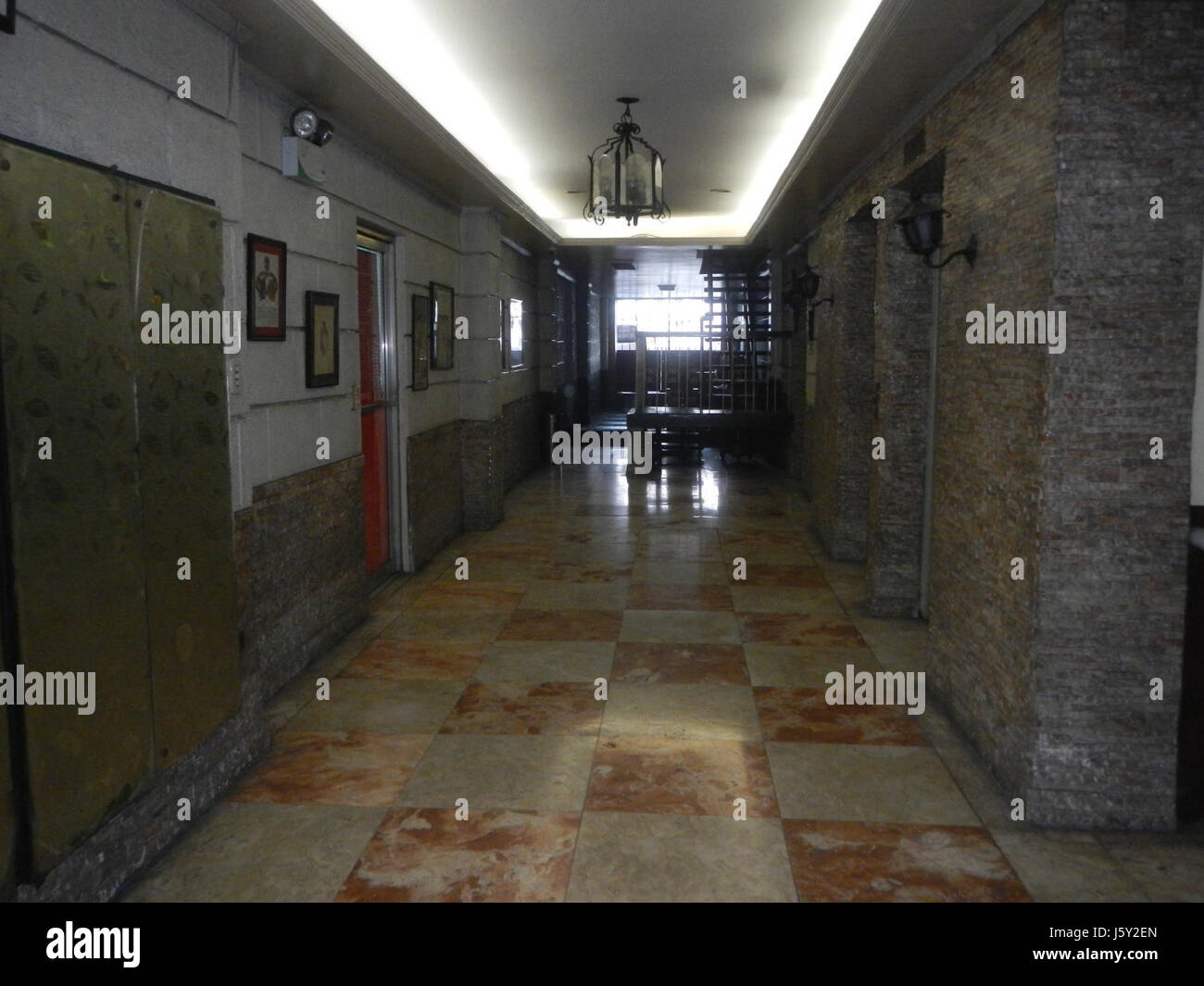 The interior of the Edificio Calvo, built in 1938, reflects the ...