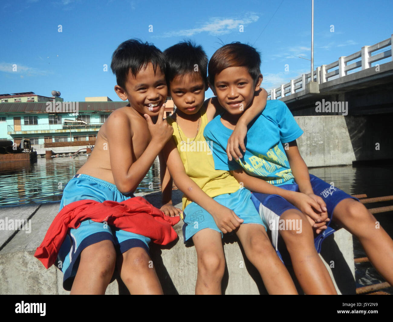 This image depicts the Rodriguez Street Bridge over the Estero de Vitas ...