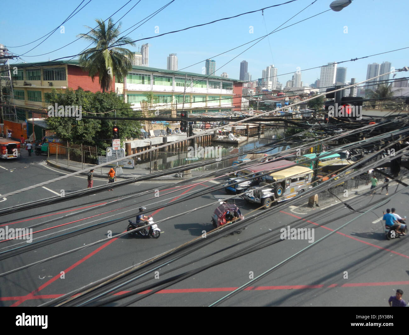 The pedestrian footbridge in Tondo, Manila, provides a crucial link for ...