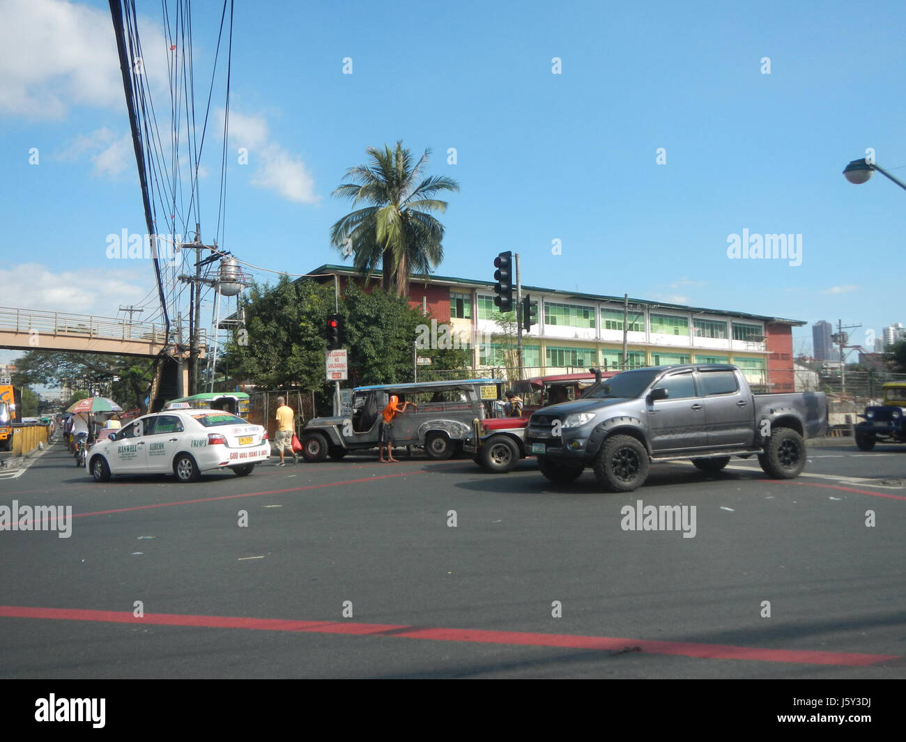 This refers to a pedestrian footbridge located in the Tondo area of ...