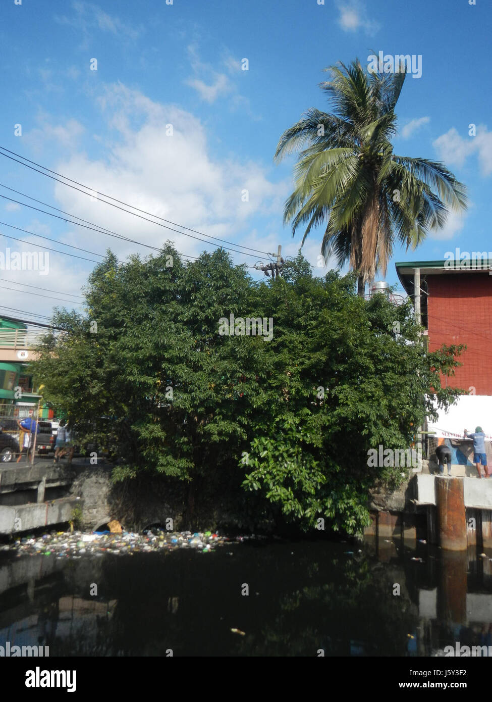 The pedestrian footbridge located in Tondo, Manila, connects key areas ...
